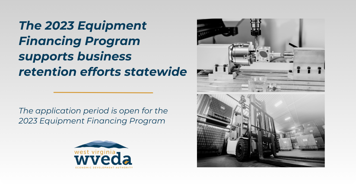 The 2023 Equipment Financing Program supports business retention ...